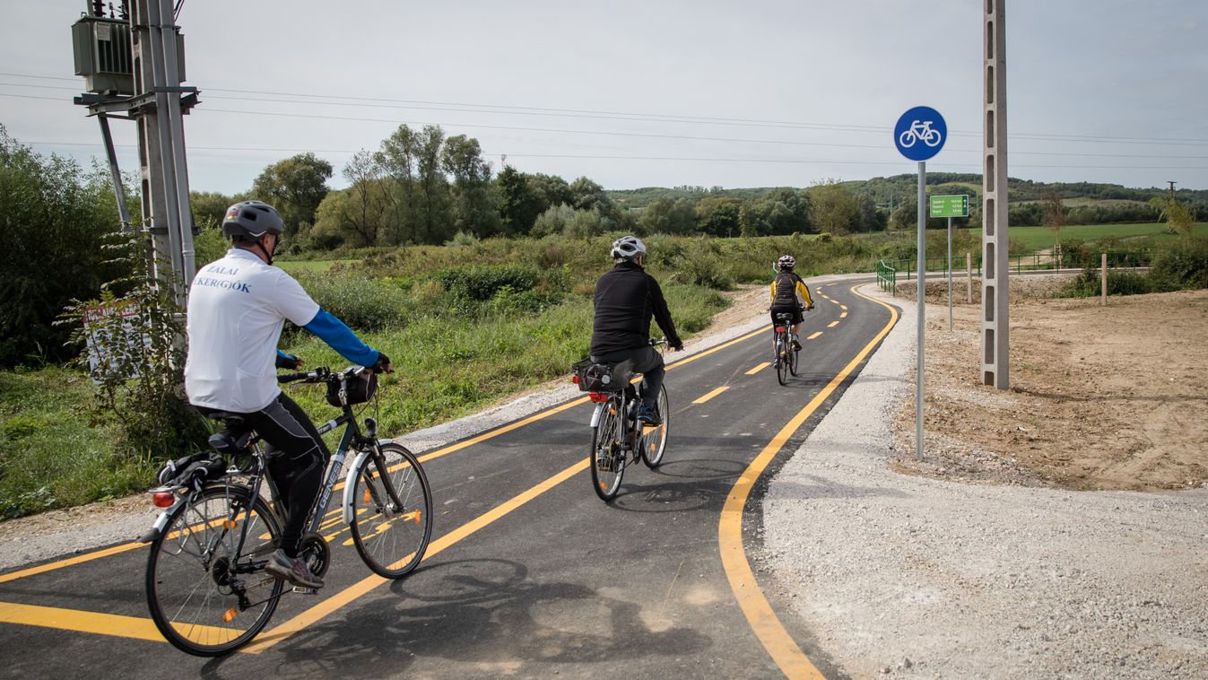 Átadtak 6,5 kilométer bicikliutat Zalaegerszegen, 25 kilométeres hálózat a terv