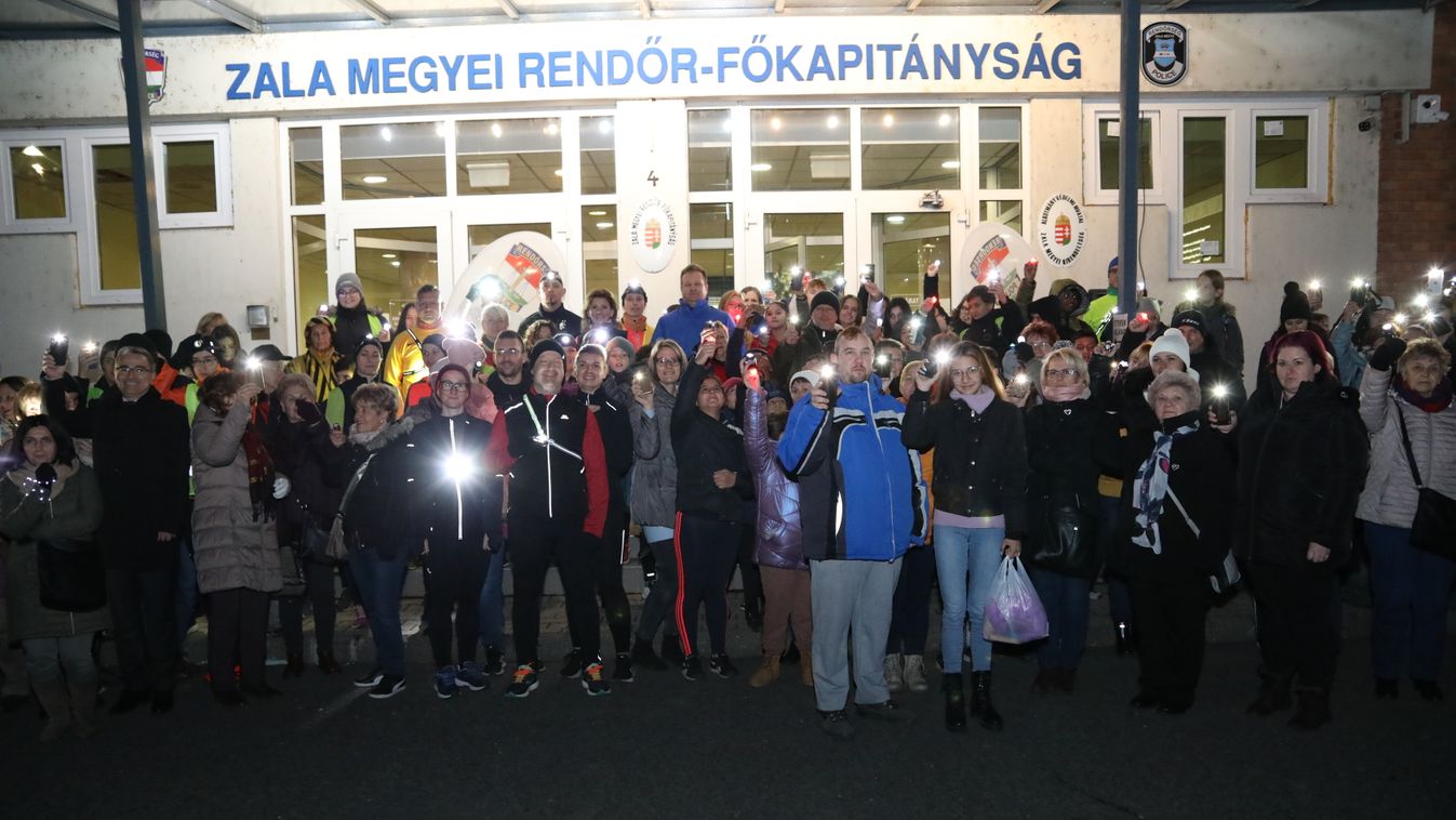 A nők elleni erőszak megszüntetéséért mozdultak meg Zalaegerszegen