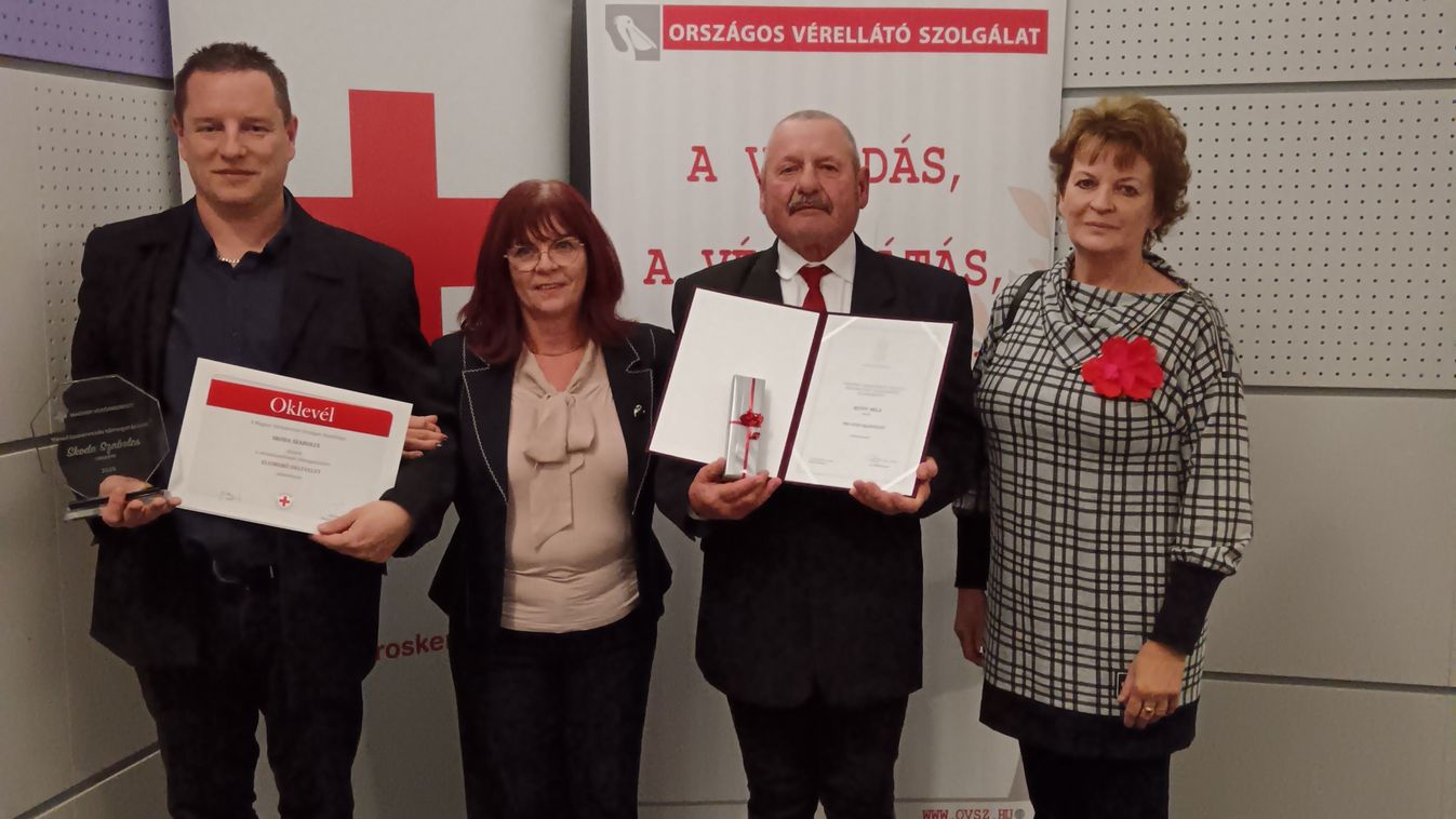 ZAOL - Zalai véradókat díjaztak a fővárosban