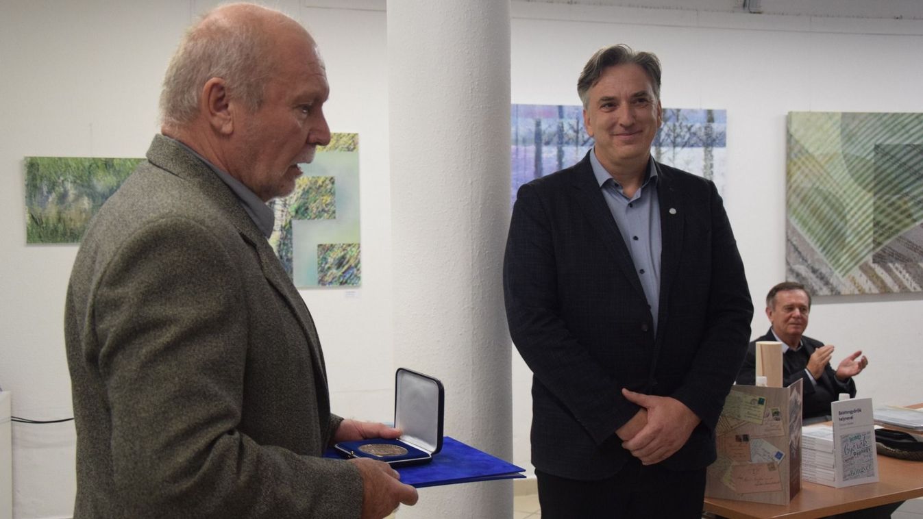 Biró Róbert a hétvégén átvehette Balatongyörök Pro Civitate-díját is
