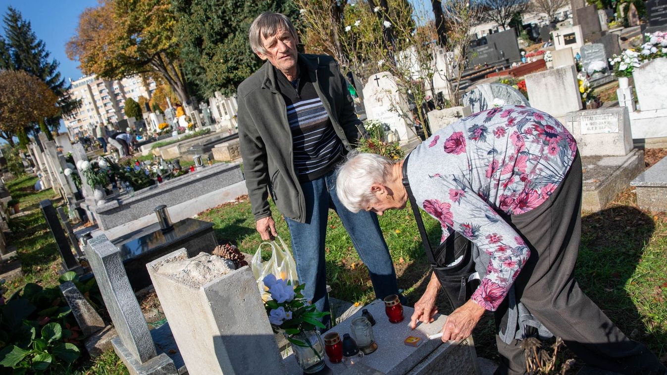 Halottak napja és Mindenszentek előtti temetőbejárás (galéria)