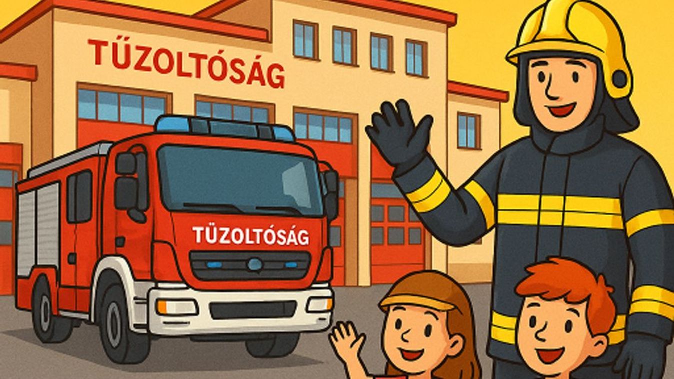 Gyermeknap: megnyílnak a tűzoltólaktanyák a gyerekek előtt
