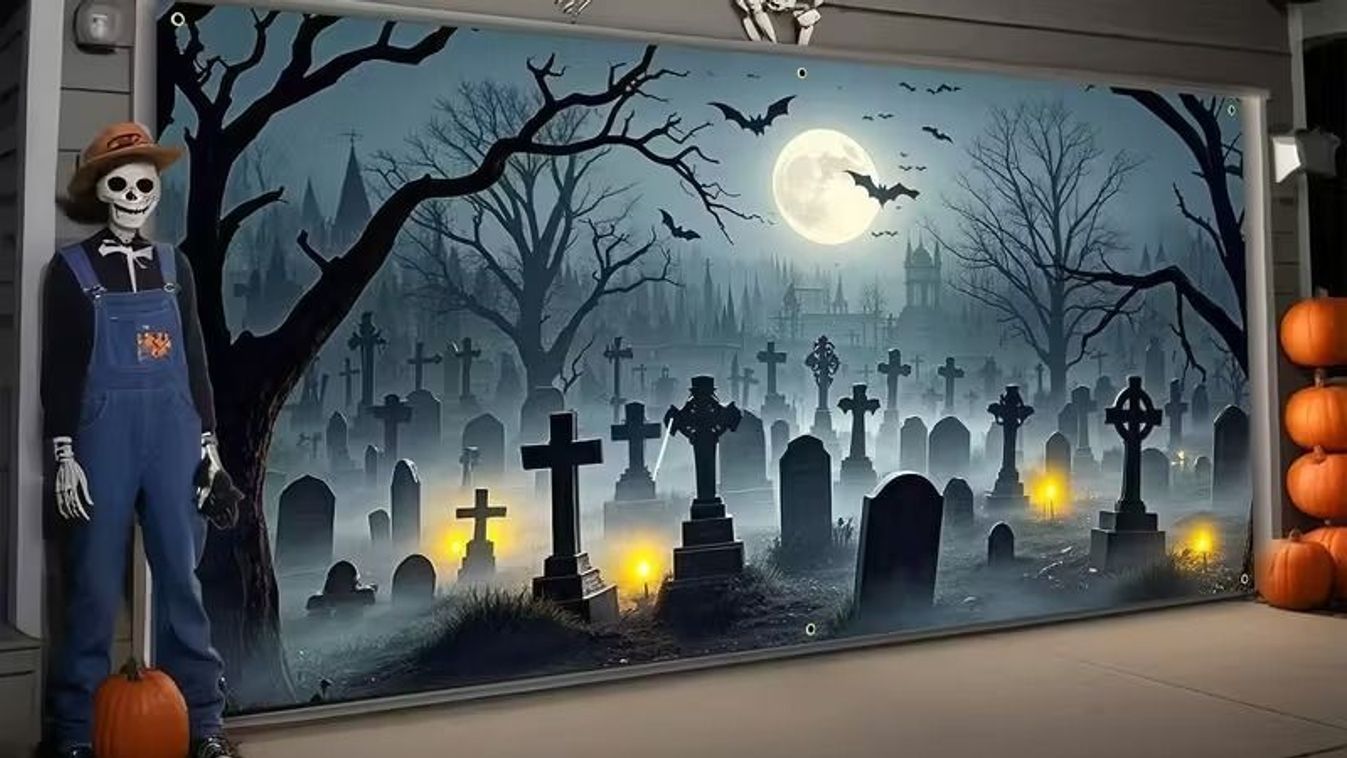 Temu Halloween: rémisztő dekorációk a ház körül