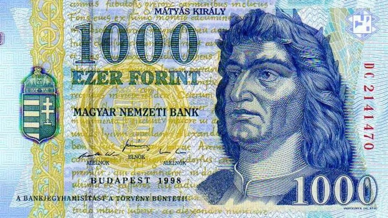 1000 forintos bankjegy: nem vonják ki az öszeset