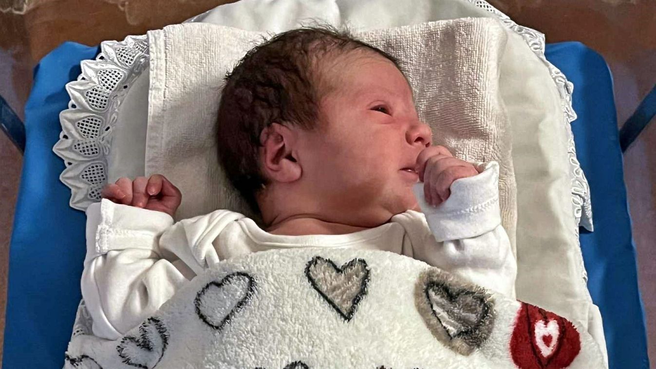 Blanka az idei első újszülött a nagykanizsai kórházban