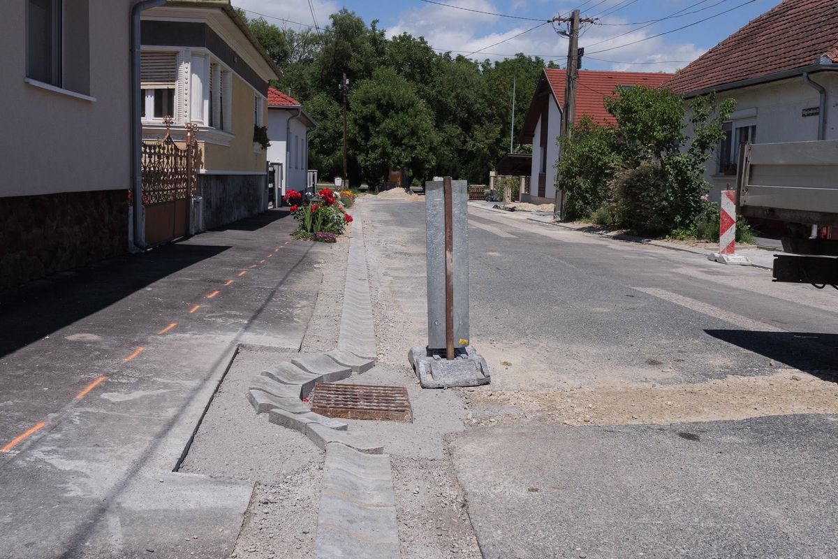 A Szilágyi Erzsébet utca hamarosan elkészül